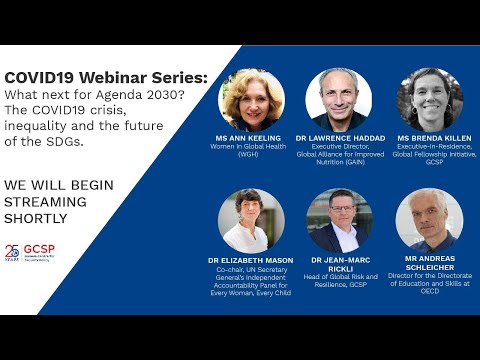 Covid-19 Webinar Series Session 8: What next for Agenda 2030?