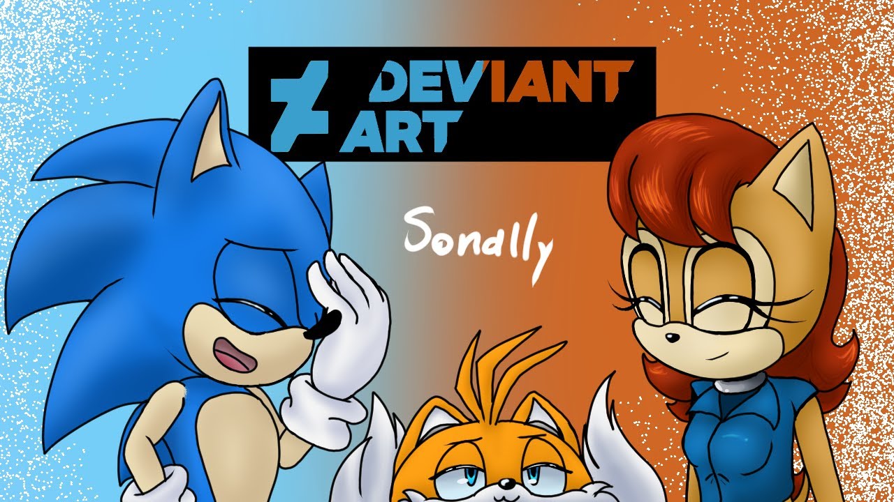 Sonic and Sally Visit Deviantart FT Tails