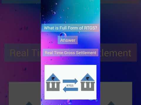 What is full form RTGS?