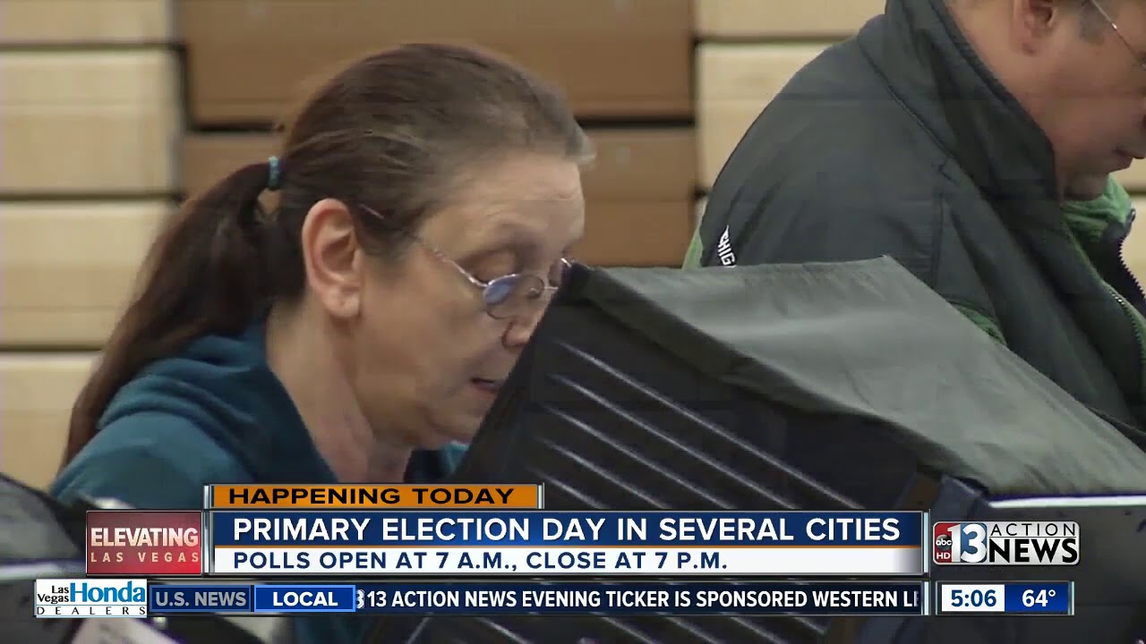 Primary elections in the Las Vegas valley on April 2
