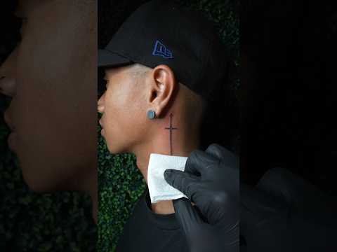 First neck tattoo