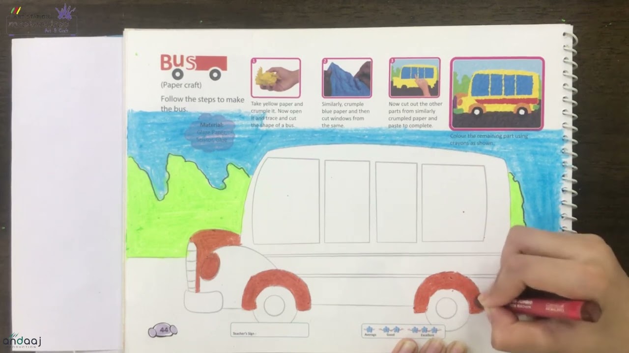 Masterclass Art & Craft Tutorial | Class 4 | Activity 40 | Art Station