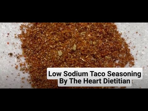 Low Sodium Taco Seasoning