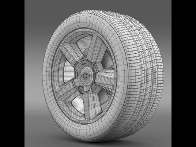 Chevrolet_Tahoe_2008_wheel 3D Model - FlatPyramid