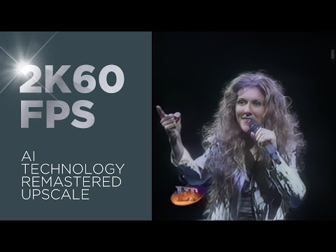 Let's Talk About Love World Tour (Behind The Scenes) - Celine Dion | AI UPSCALE 2K