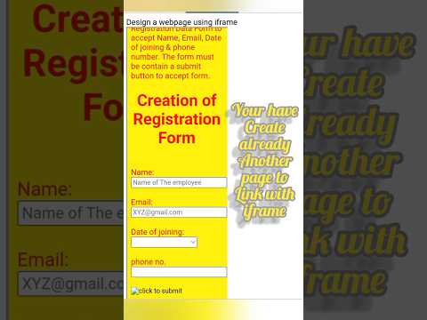 Iframe In HTML #iframes #informationtechnology #html