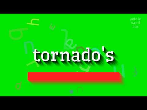 How to say "tornado's"! (High Quality Voices)