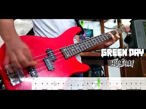 Green Day - Holiday Bass Cover With Tabs