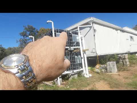 2,200 Gallon IBC Tote Water Storage System