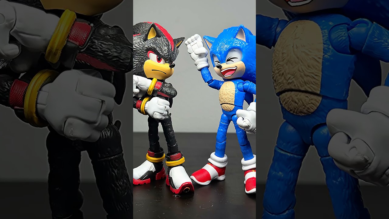 Shadow DAPS up his bro Sonic! 🤝