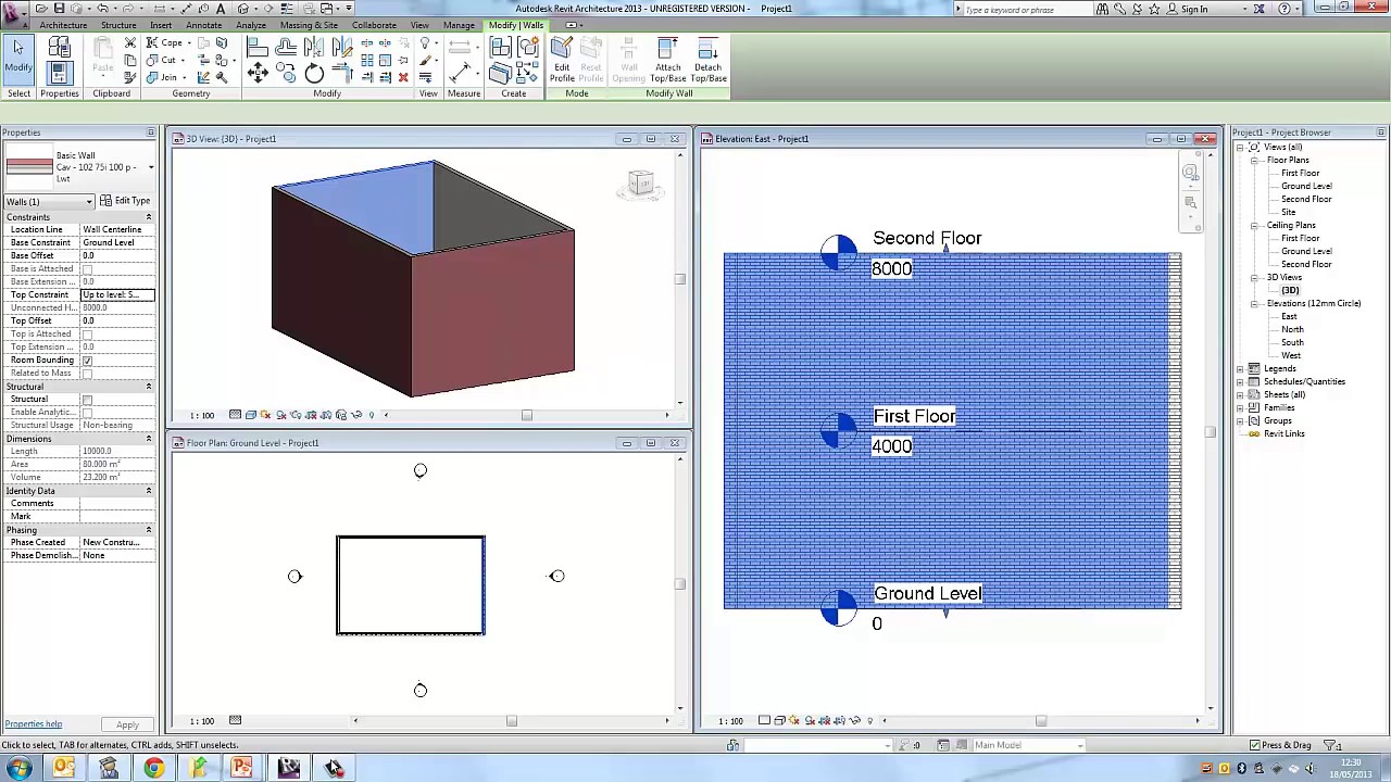 Autodesk Revit beginner tutorial Part 2    Floor plan