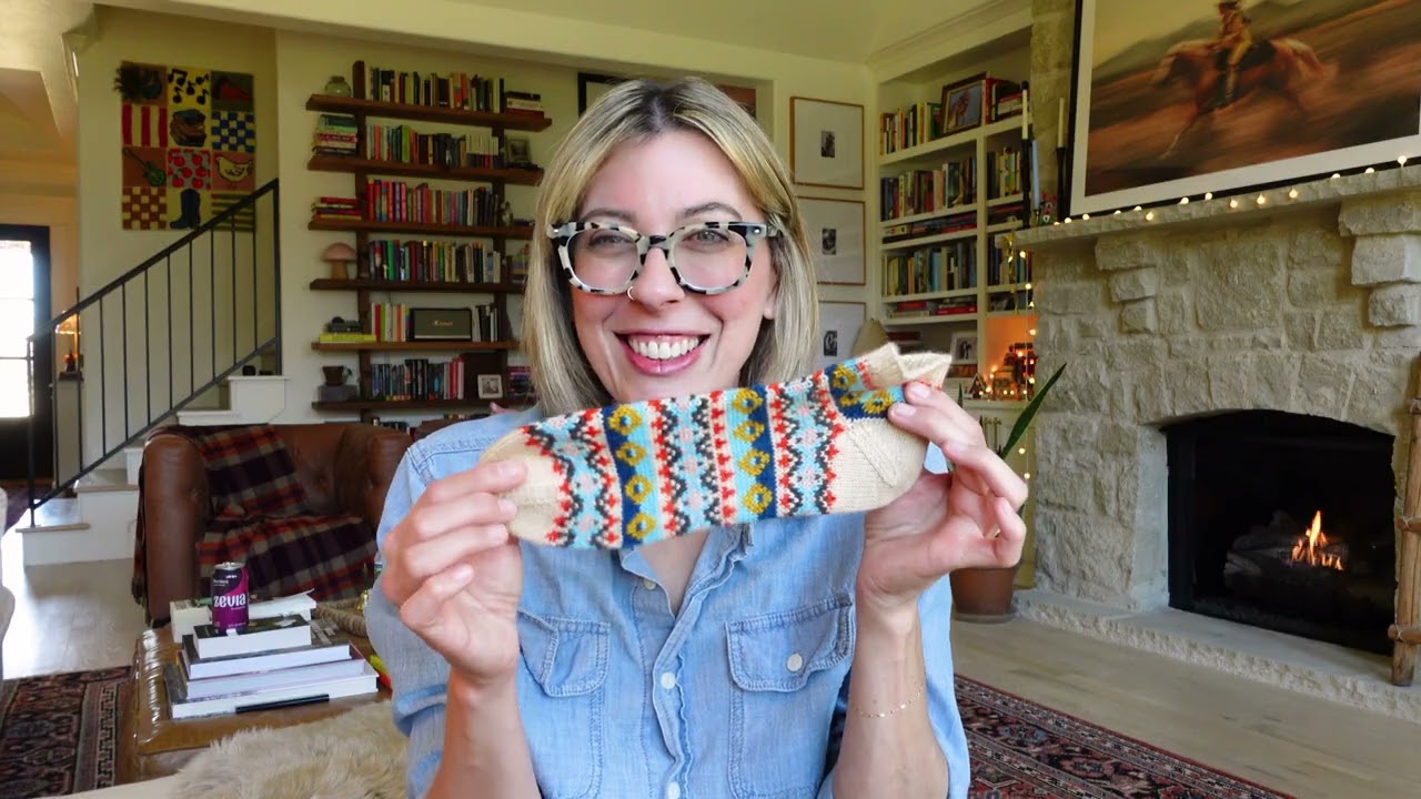 I knit my most colorful socks yet! And there's six of them!