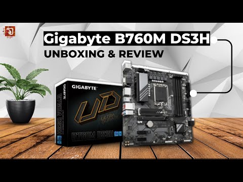 UNBOXING ! GIGABYTE B760M DS3H DDR5 MOTHERBOARD | BEST INTEL BUDGET 13, 14 GEN MOTHERBOARD | #unbox