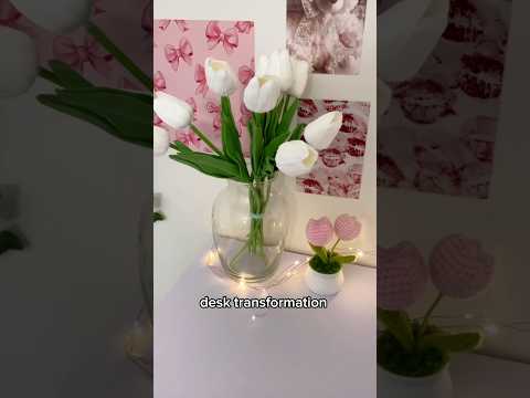 Aesthetic Pinterest Desk Makeover ๐โจ