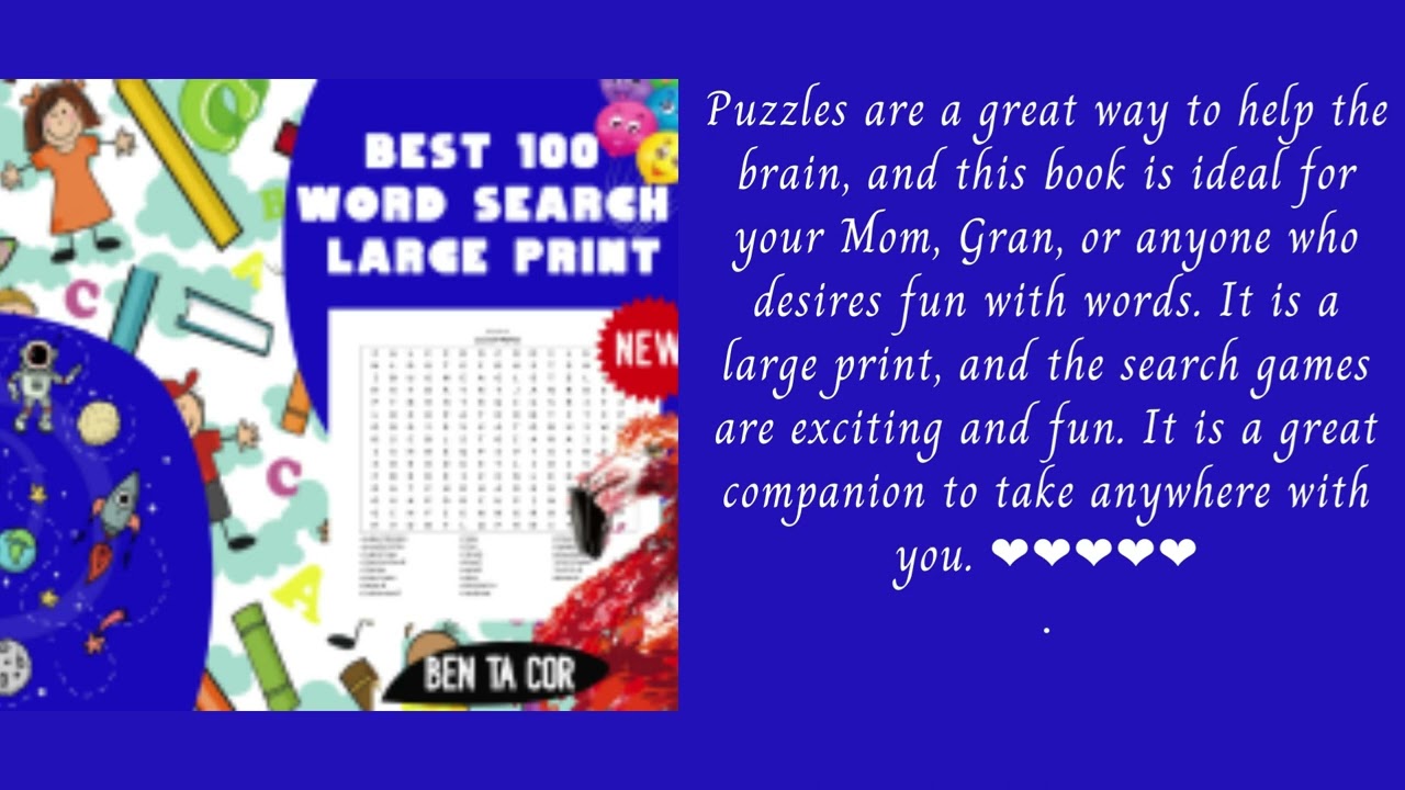 BEST 100 WORD SEARCH LARGE PRINT