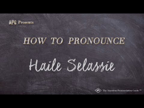 How to Pronounce Haile Selassie (Real Life Examples!)