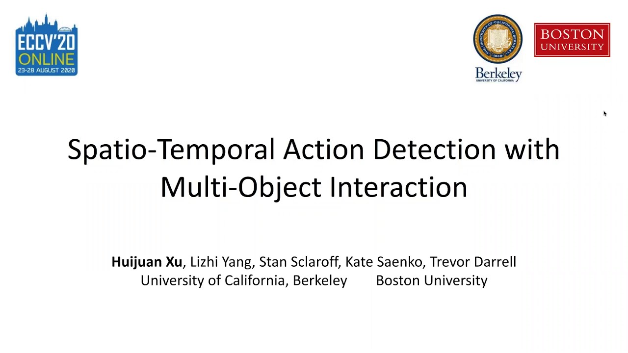 Spatio-Temporal Action Detection with Multi-Object Interaction