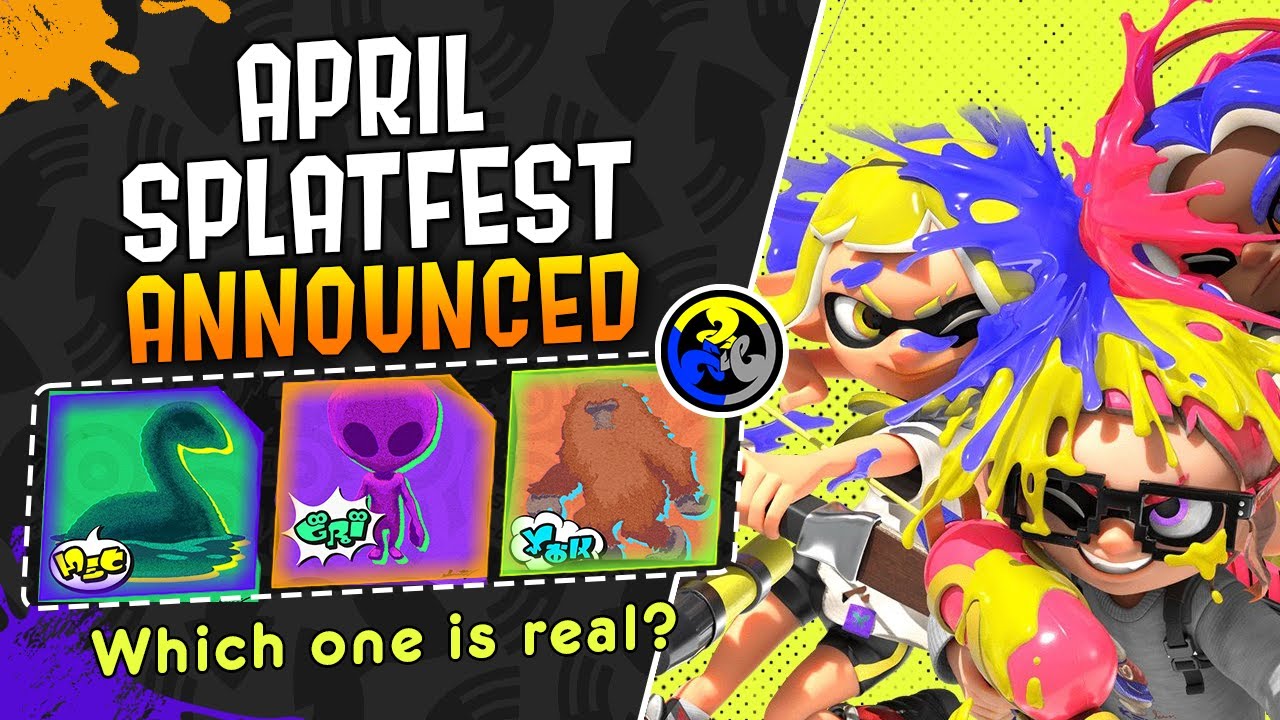Next Splatfest Announced! │April Splatfest │ Which One is Real? - Splatoon 3 Fresh Season