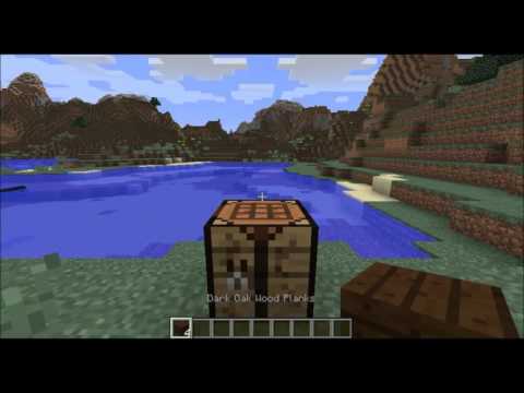 Minecraft: How to make Dark Oak Wood Planks