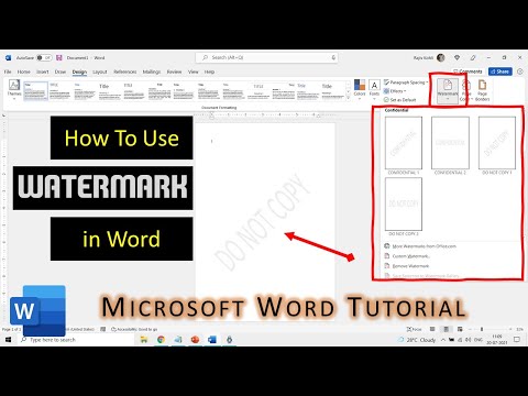 How To Edit Picture Watermark In Word 2007 – Tenorati Blog