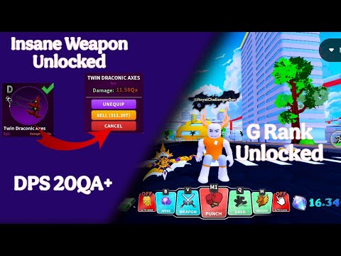How to Unlock G Rank & Epic Weapon in Arise Crossover! (Insane Drop)