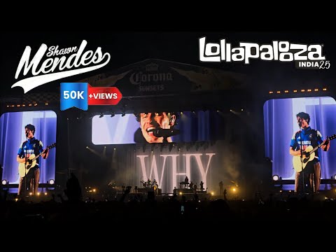 @shawnmendes Full Live - Lollapalooza India 25 #shawnmendes #lollapalooza
