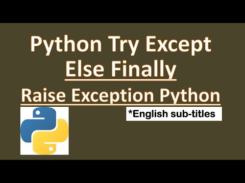 Python Try Except Finally-Python Try Except Else-Python Try Except Raise-Python Try Except Example