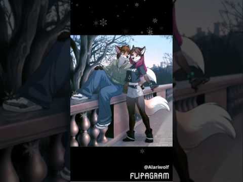Anime furry couples so cute