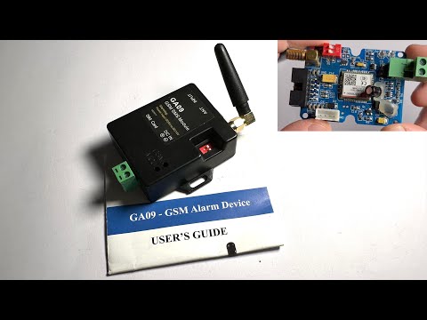 GA09 GSM SMS Module Alarm Teardown