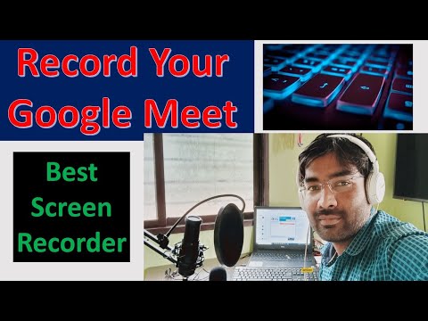 How to record google meet using DU screen recorder