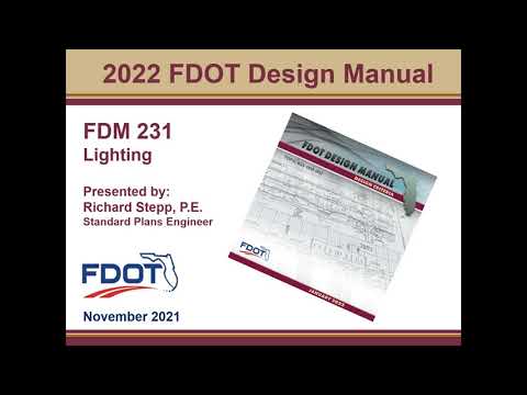 FDOT FDM 231 - Lighting
