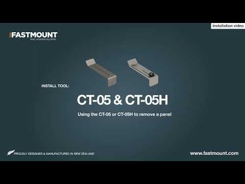 How to remove panels using Fastmount's CT-05H