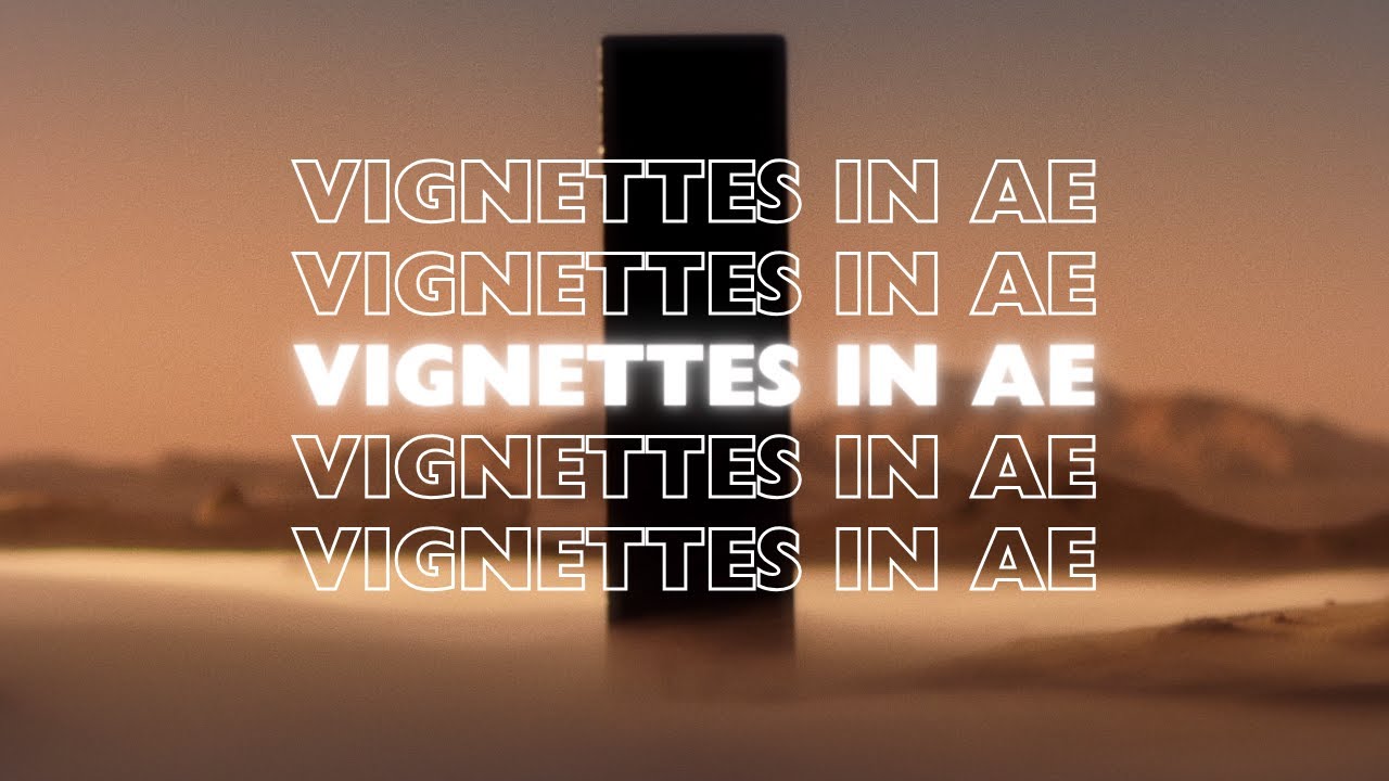 After Effects Vignette Tutorial: Motion Design Secrets