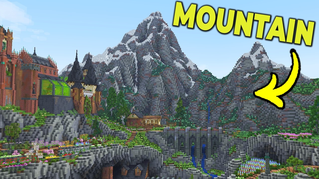 3 Months Building a Mountain in My Minecraft World