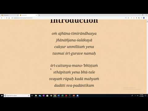 Caitanya Caritamrta Introduction session 2