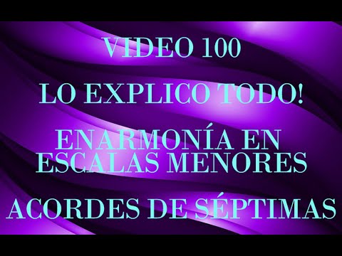 100 - Escalas de Lab menor, Mib menor y Sib menor. Enarmonía de Escalas menores.