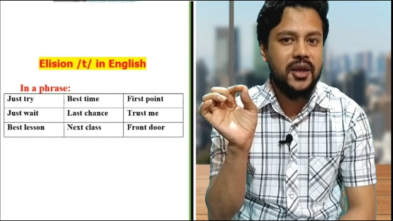 Phonetics: Elision