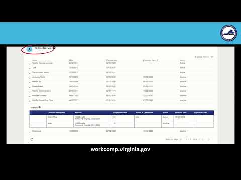 VWC's SI WebFile: Summary View