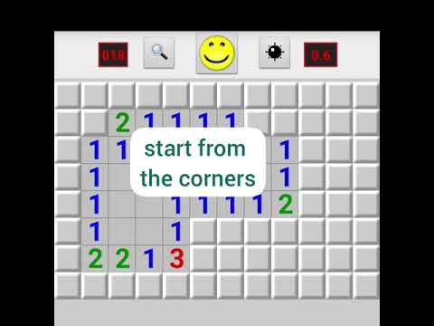 how to play minesweeper very easy tutorial, full video is in my channel