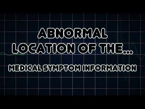 Abnormal location of the urethral meatus (Medical Symptom)