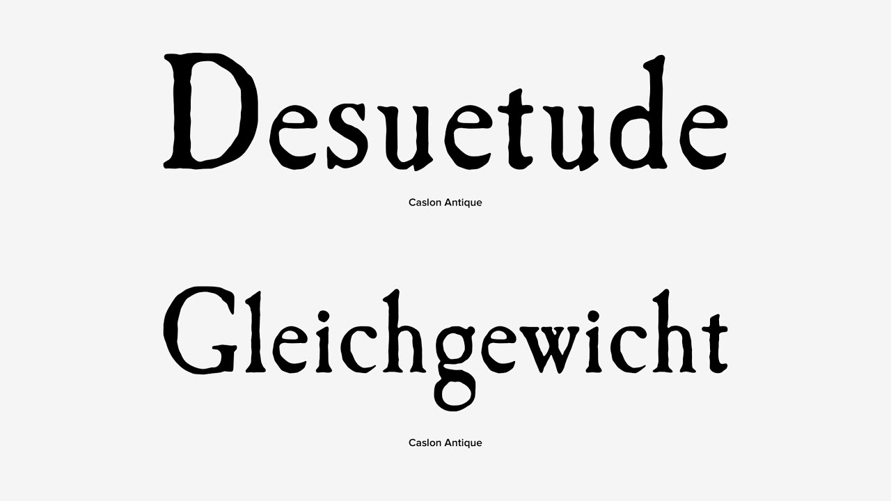 Caslon Antique Font Download