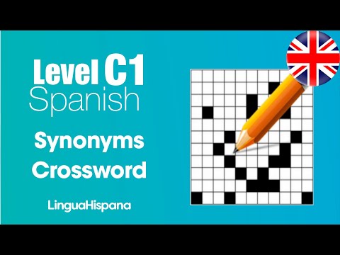 SPANISH C1: Synonym Crossword 📝