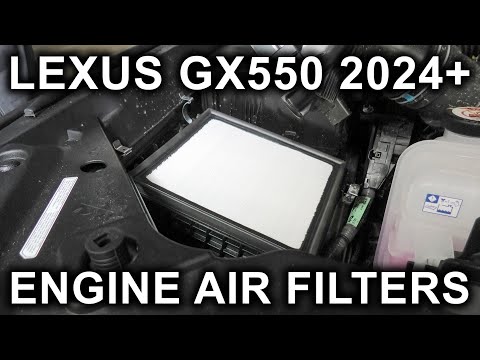 Lexus GX550 (2024-2025): Engine Air Filters Change.