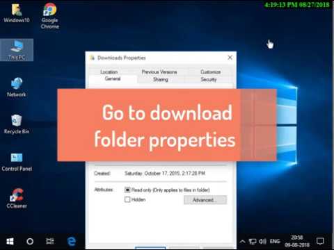 Increase Download Folder Speed / Download Folder Open Slowly In Windows 10