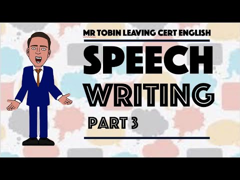 Speech writing 3 - Statistics, expert opinion and anecdotes