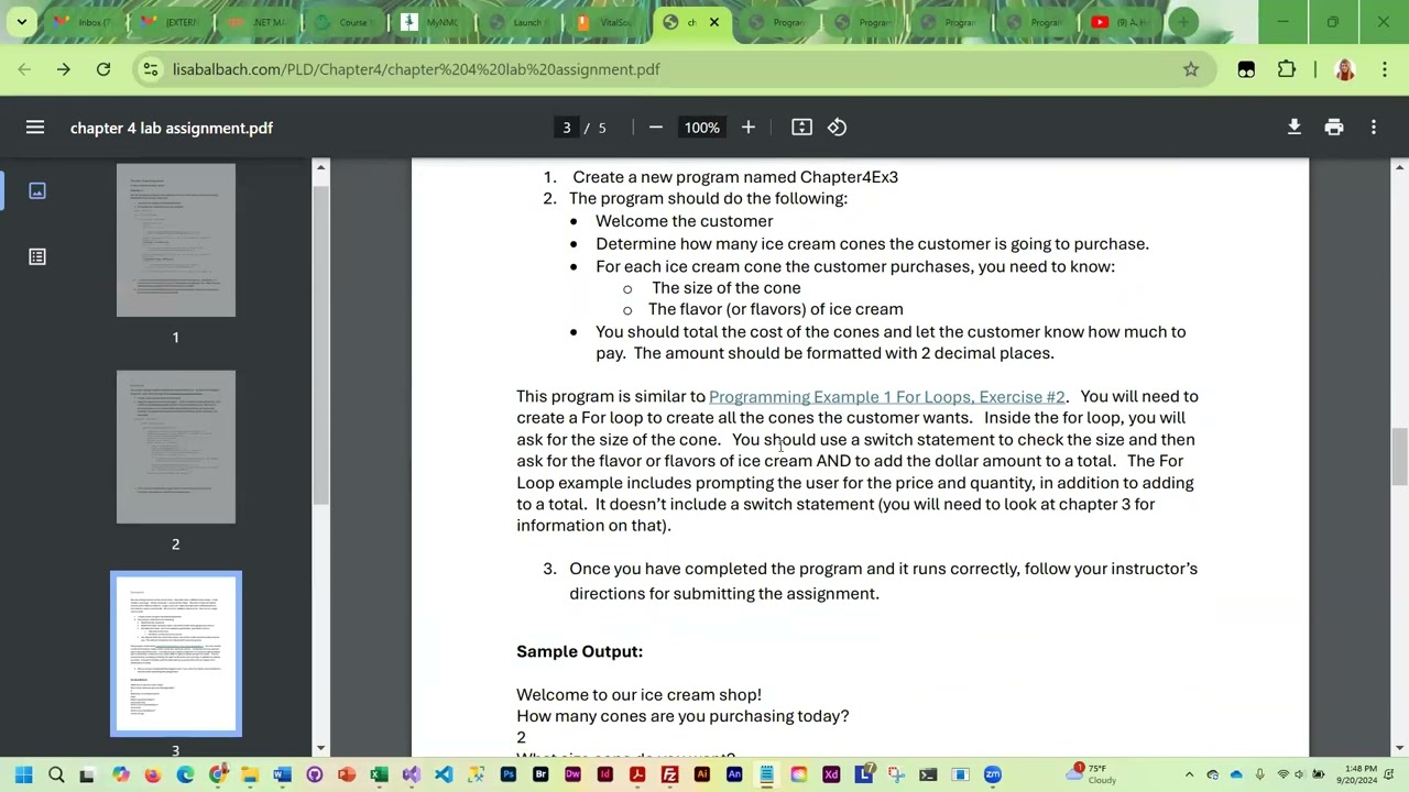 Chapter4 Lab Assignment Overview