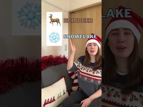 Christmas Vocabulary - Using Emojis with TeacherIona ☃️
