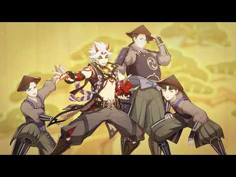 Arataki itto Teaser | VA : NISHIKAWA Takanori. Japanese Dub [Eng Sub on CC] | Genshin Impact