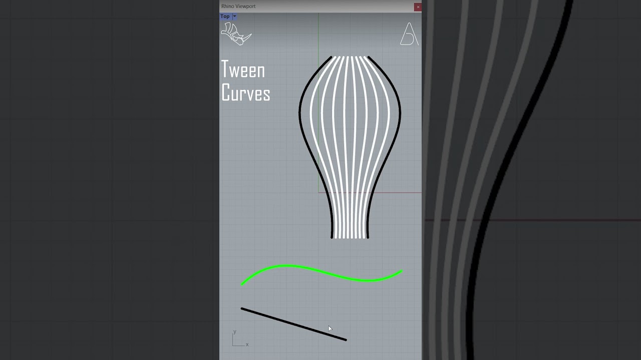Tween Curves - Rhino Tutorial
