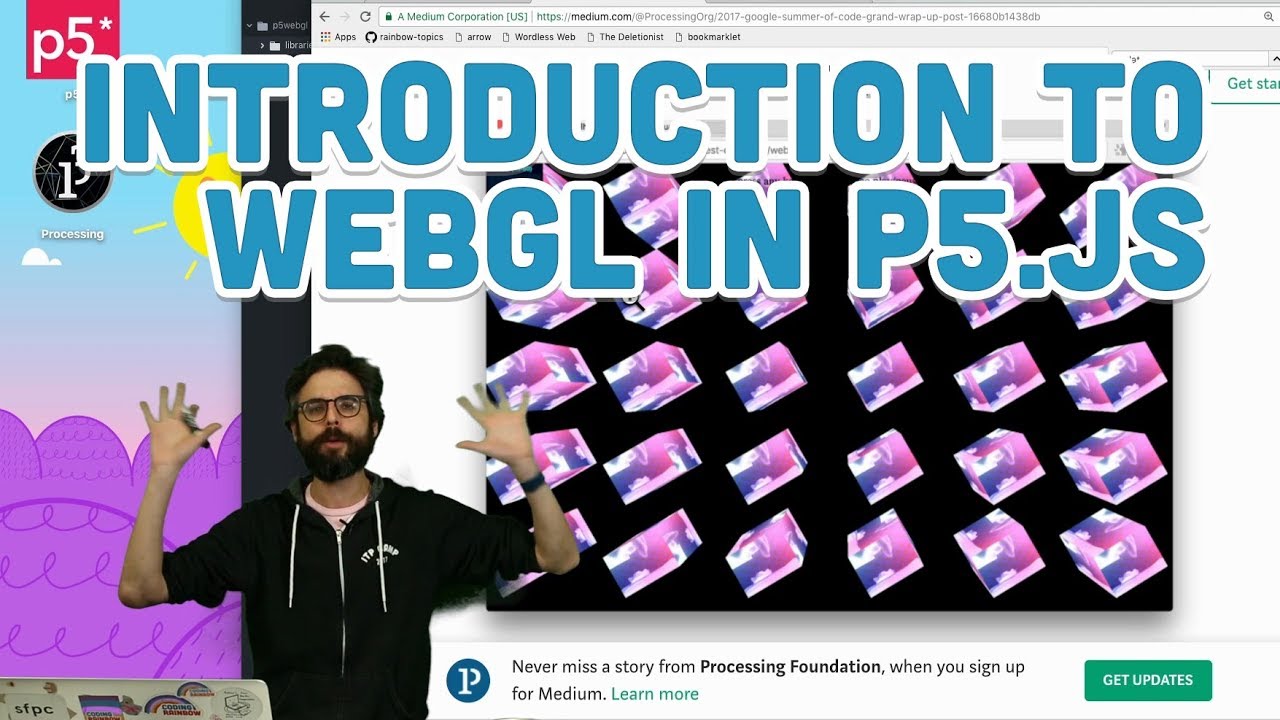18.1: Introduction to WebGL in p5.js - WebGL and p5.js Tutorial